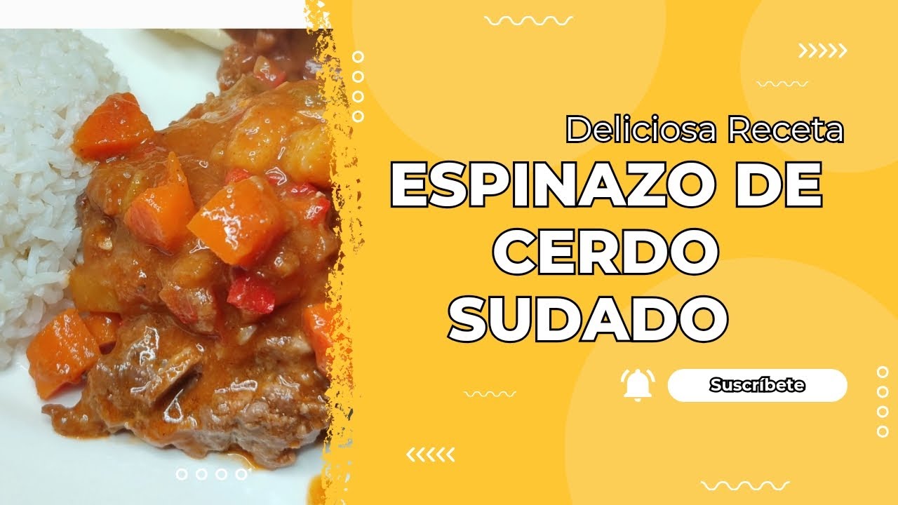 ESPINAZO DE CERDO SUDADO| Te vas a querer chupar los dedos con esta ...