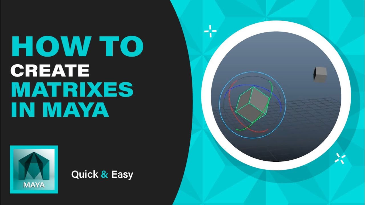 How to create Matrixes in Maya - YouTube