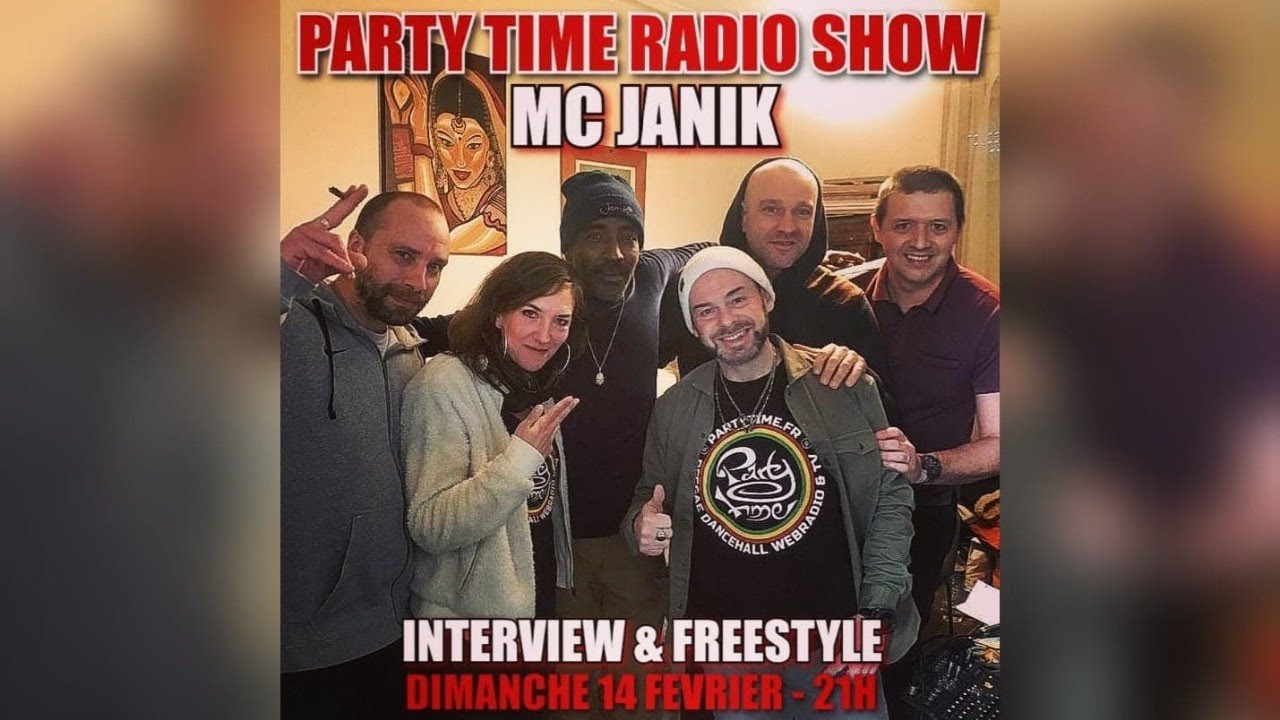 MC JANIK interview & Freestyle at Party Time radio - 14 FEV 2021 - YouTube