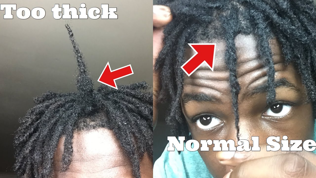 My Dreadlock Formed Terrible | I had to fix it - YouTube
