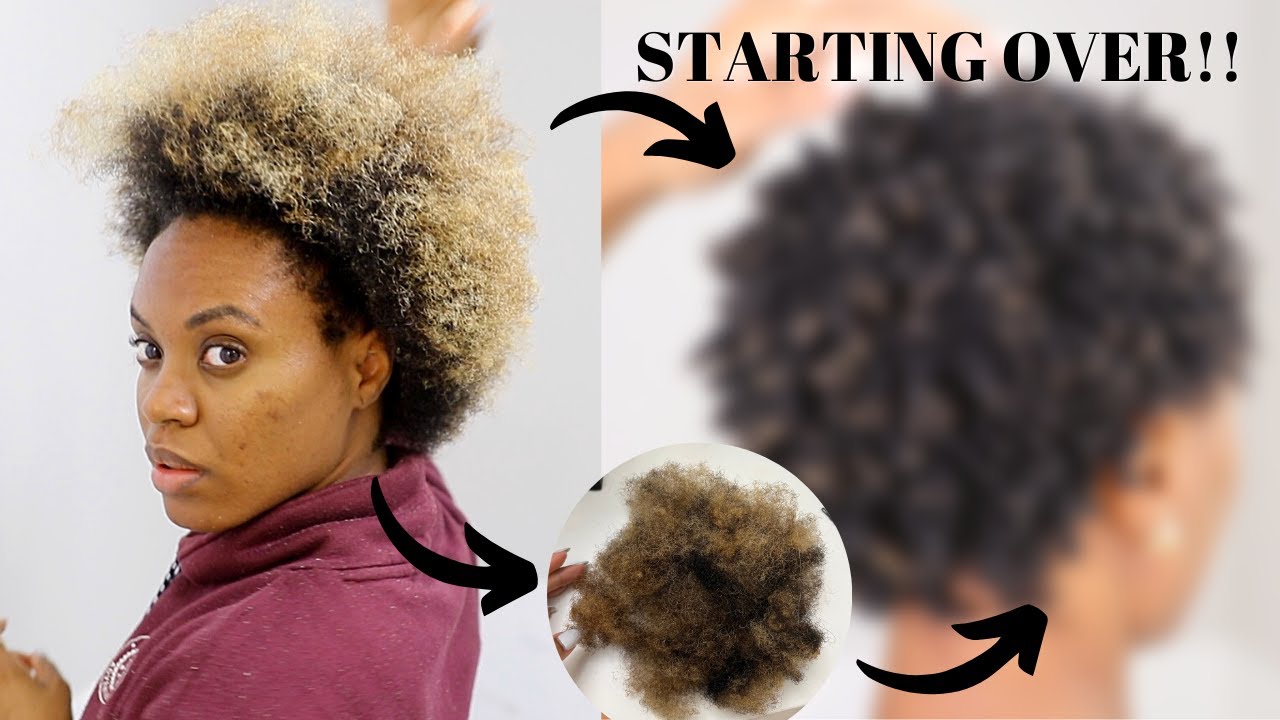 STARTING MY NATURAL HAIR JOURNEY OVER! | CUTTING IT ALL OFF - YouTube