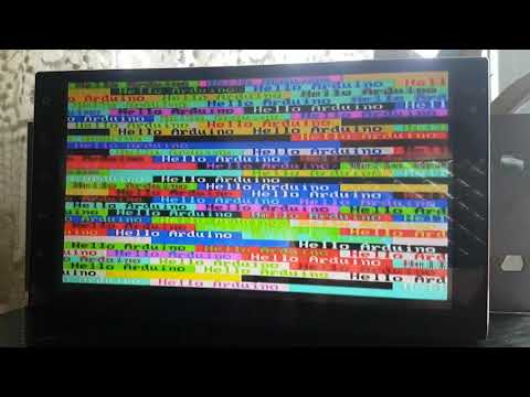 Демонстрация 3 библиотеки DueVGA для Arduino DUE.