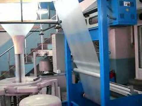 FABRICATION DE FILM PLASTIQUE PAR extrudeuse plastique - YouTube