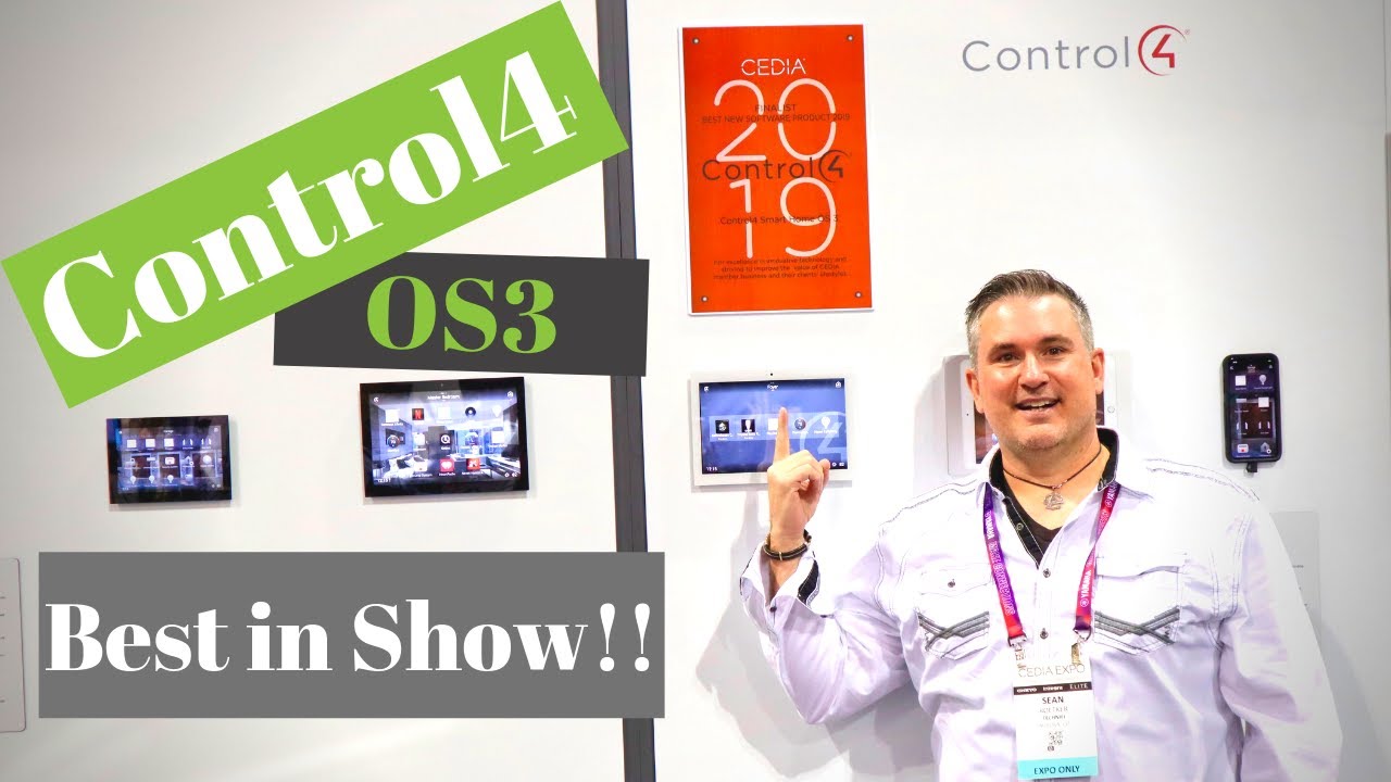 Control4 OS3 - CEDIA2019 Best in Show!! - YouTube