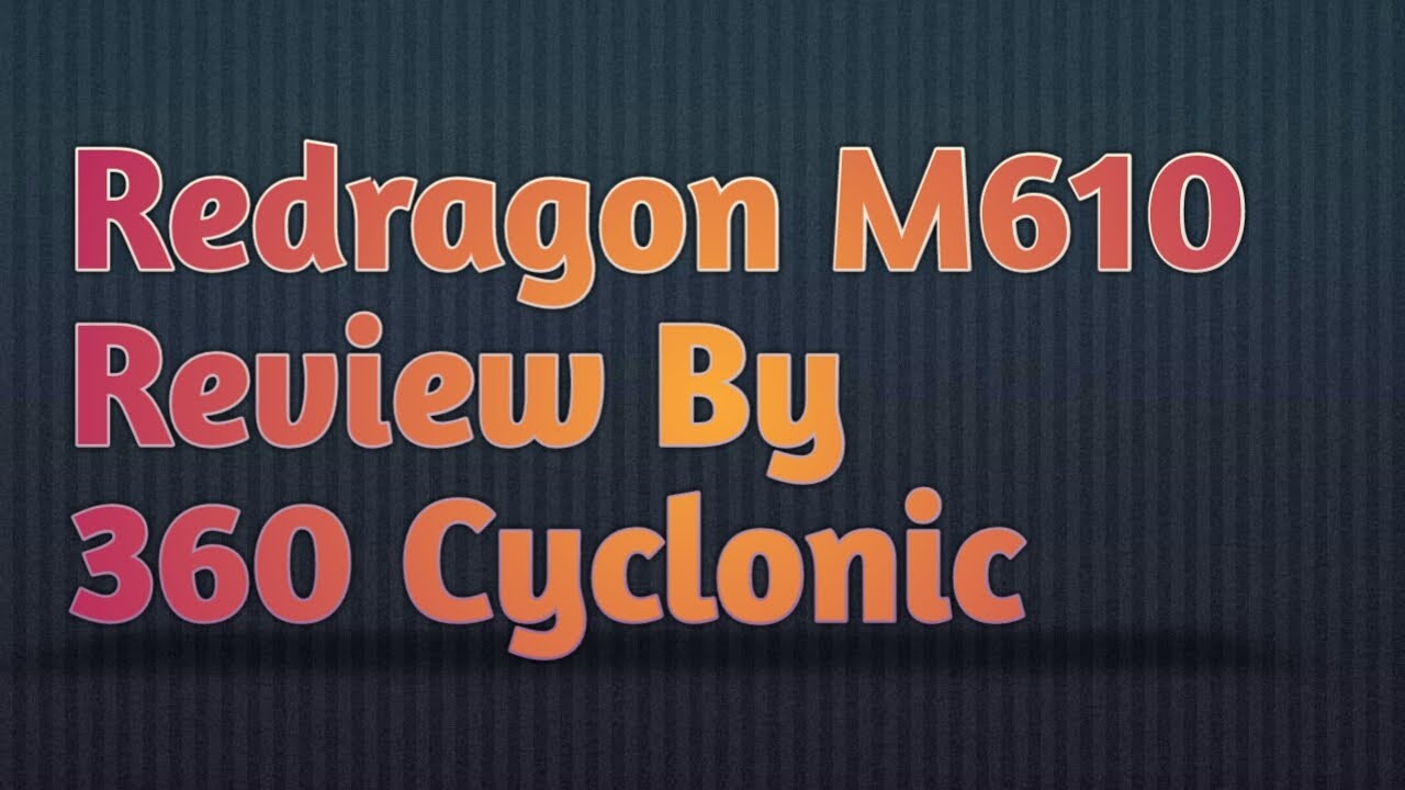 Redragon M610 Unboxing and Review - YouTube