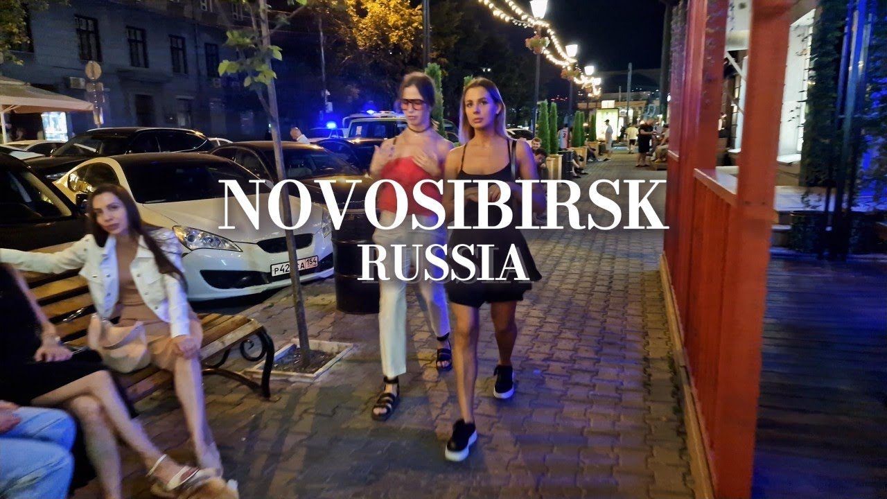 Russia, Novosibirsk City. Night walk #2 Nightlife - YouTube