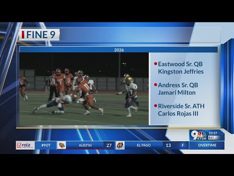 Fine 9 -- players to watch this season