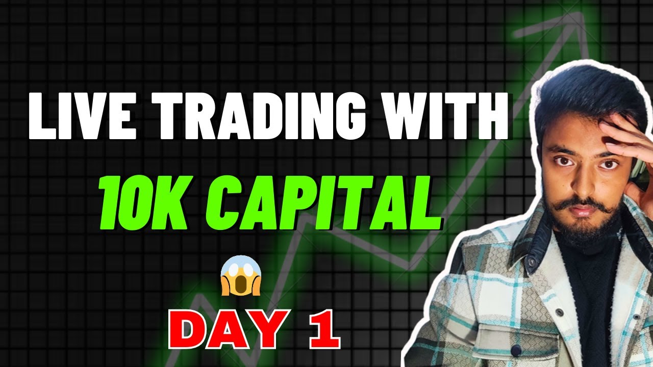 🔴Live Trading With 10k Capital \\ Day 1 \\ Stock Market Live Trading\\ by Bcom Trader - YouTube