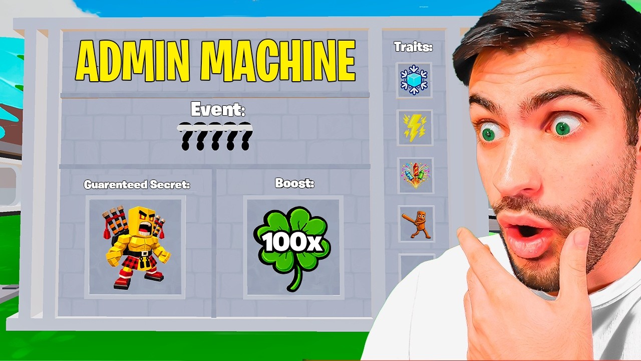 How Many SECRETS Can I Get with ADMIN MACHINE (ALL SECRET CODES) - YouTube