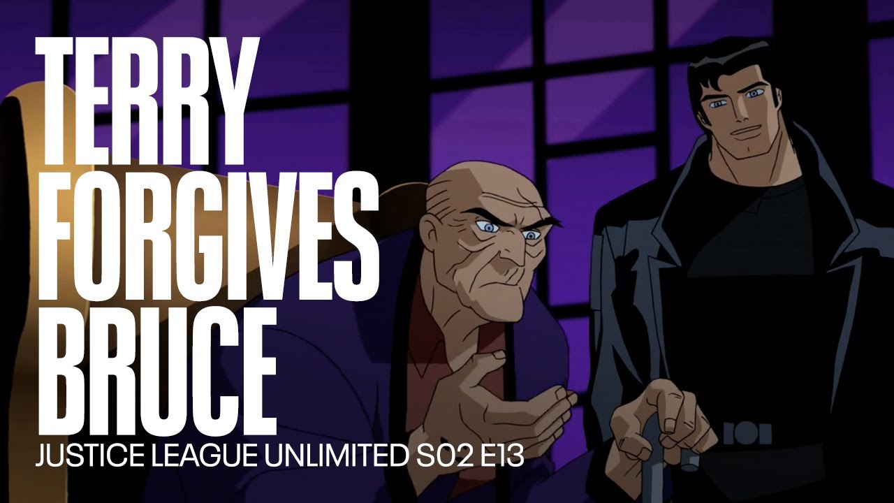 Terry McGinnis forgives Bruce Wayne | Justice League Unlimited - YouTube