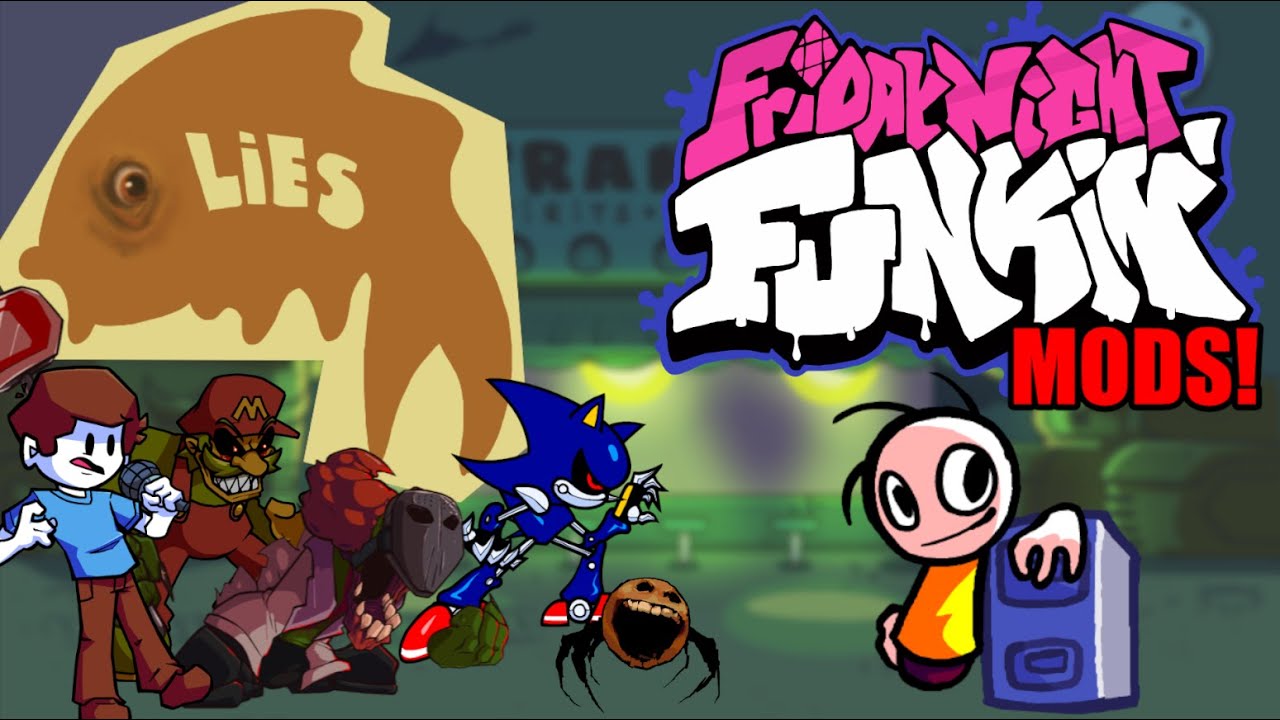 FNF Mods but the Evil Fish Whispers to Me at Night (Porifera Atoll ...