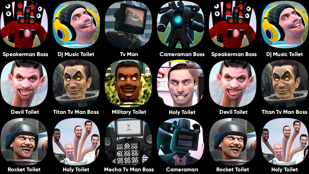 Skibidi Toilet 1-46 ALL Season and Episodes - New Mecha Tv Man Boss ...