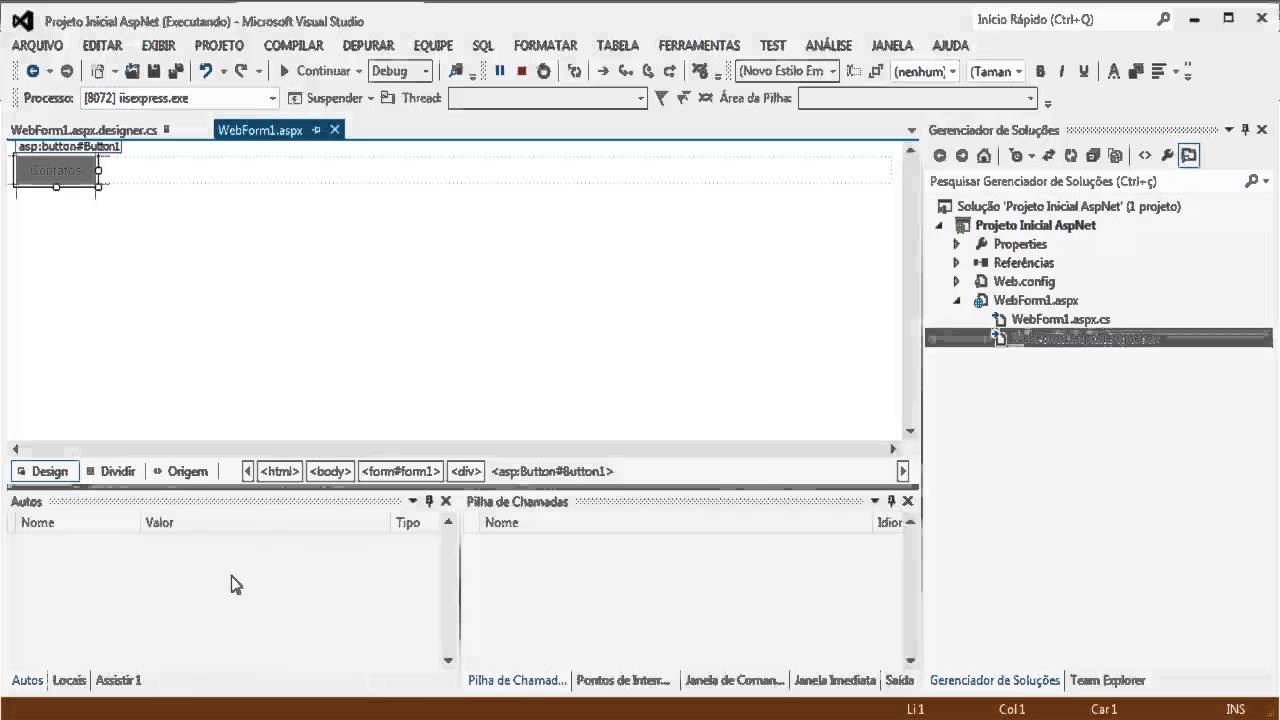 Curso de ASP.NET - Aula 06 - Debugando o Projeto - YouTube