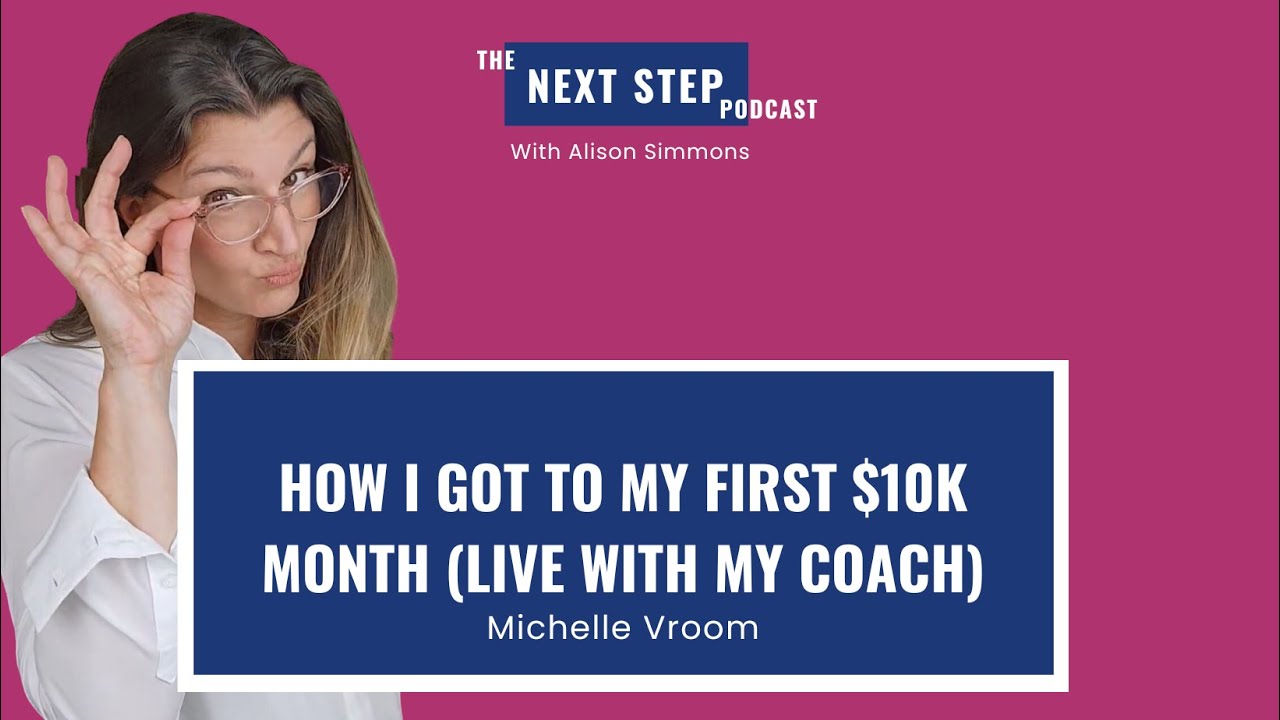 How I Got to My First $10K Month (LIVE with my Coach) - YouTube