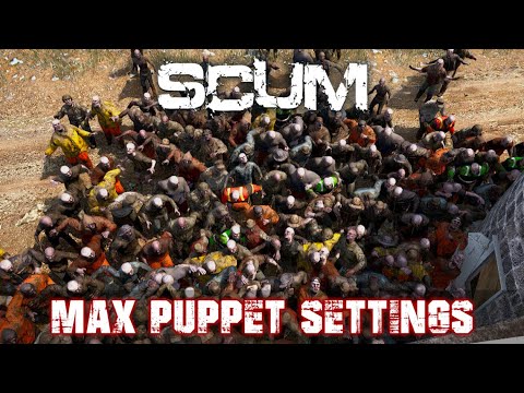 What MAX Horde Settings look like in SCUM! 0.95 THE HORDE! - YouTube