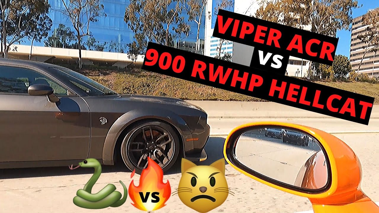 ***900 RWHP HELLCAT VS VIPER ACR *** - YouTube