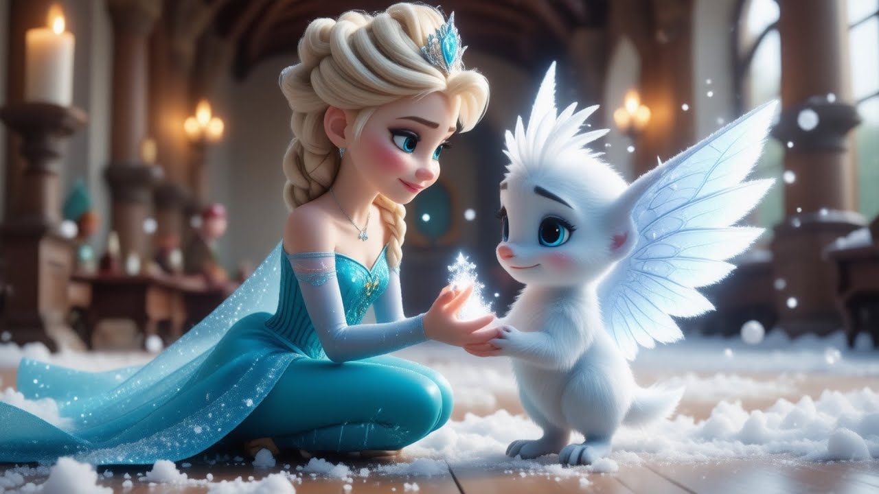 Elsa and Cinderella: The Midnight Blizzard #kidsstory #bedtimestory ...