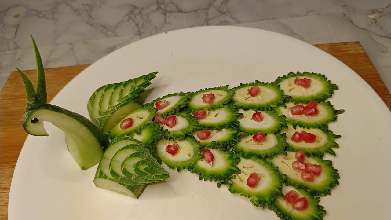 how to make fruits and veg carving 5 beautiful idea🥒🍌 Easy style fruits ...