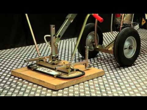 Speedy Services - Probst Stone Magnet & Trolley - YouTube