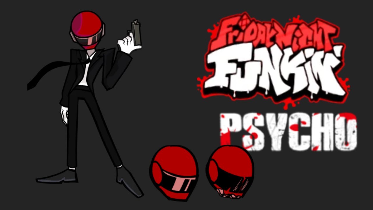 FNF VS. Psycho Red Mod Showcase - YouTube
