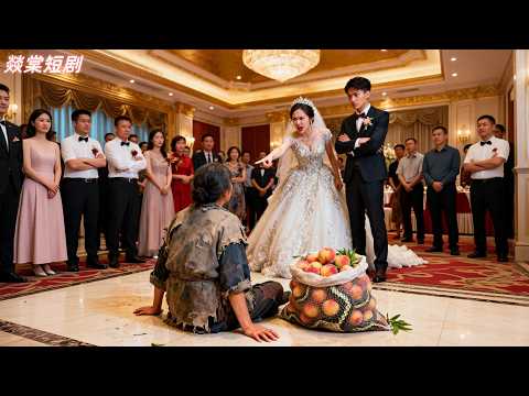 賣桃養家的女人竟是千億首富！參加兒子訂婚宴卻被勢利眼媳婦逼迫下跪羞辱，豈料下​​一秒她亮出真實身分震驚全場！#一桃一恩