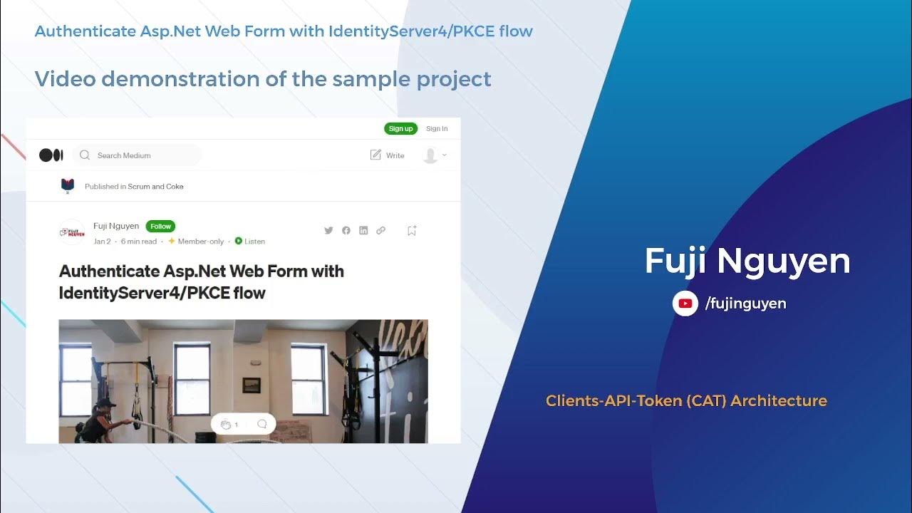 Screencast - Authenticate Asp.Net Web Form with IdentityServer4/PKCE flow - YouTube