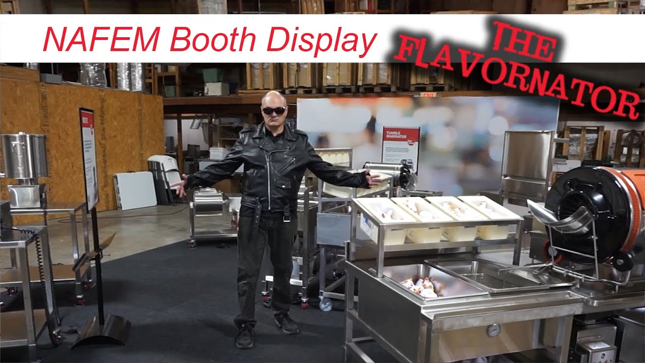 AyrKing Recreates NAFEM Booth in their warehouse - YouTube