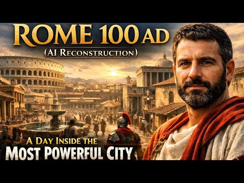 Rome 100 AD (AI Reconstruction) — A Day Inside the Most Powerful City ...