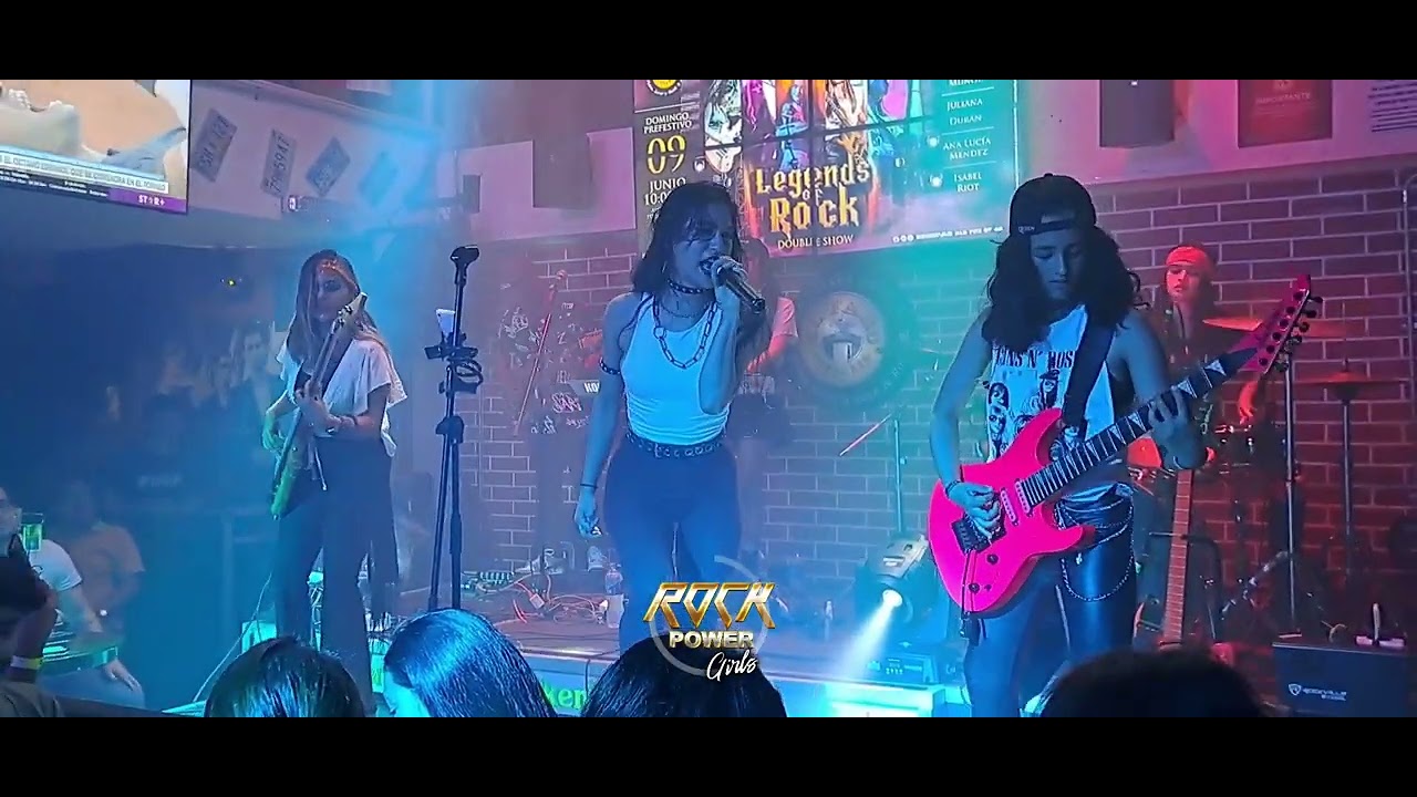 MANIAC DE MICHAEL SAMBELO COVER POR ROCK POWER GIRLS LIVE AT EL FARO ...