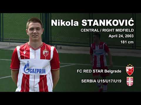 NIKOLA STANKOVIC MIDFIELDER FC RED STAR - YouTube