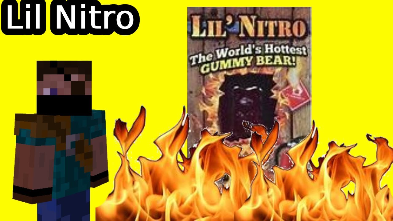 EATING a Lil Nitro gummy bear - YouTube