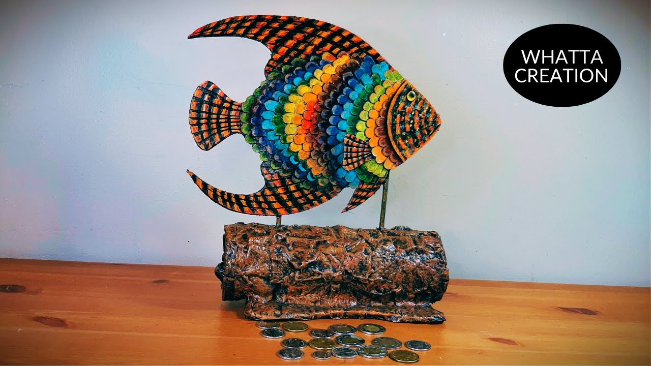 DIY Home Decor Idea using Pringles Container // Coin Bank - YouTube