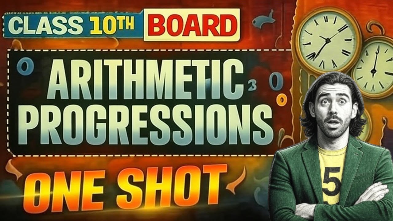 Class 10 Maths AP Live | Arithmetic Progressions Concepts + Tricks ...