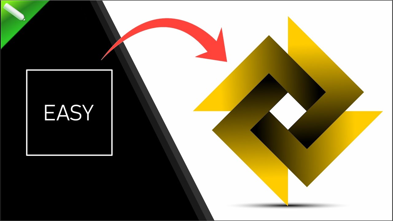 How to create 3D swirl Logo design in coreldraw| inner logo | coreldraw tutorial in Urdu and ...