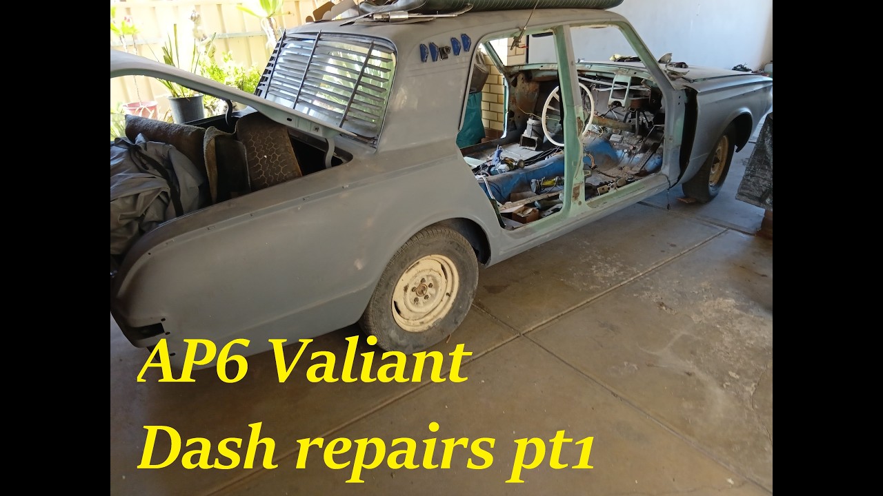 AP6 Chrysler Valiant rebuild Episode 18 Dash repairs pt1 - YouTube