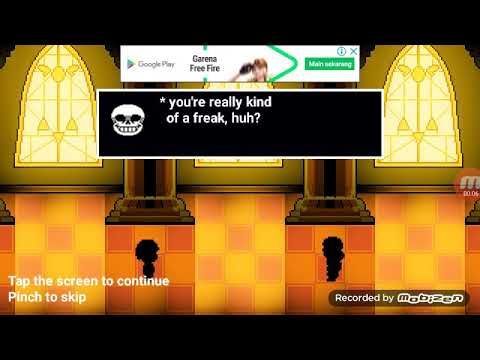 Sans vs chara vs player - YouTube