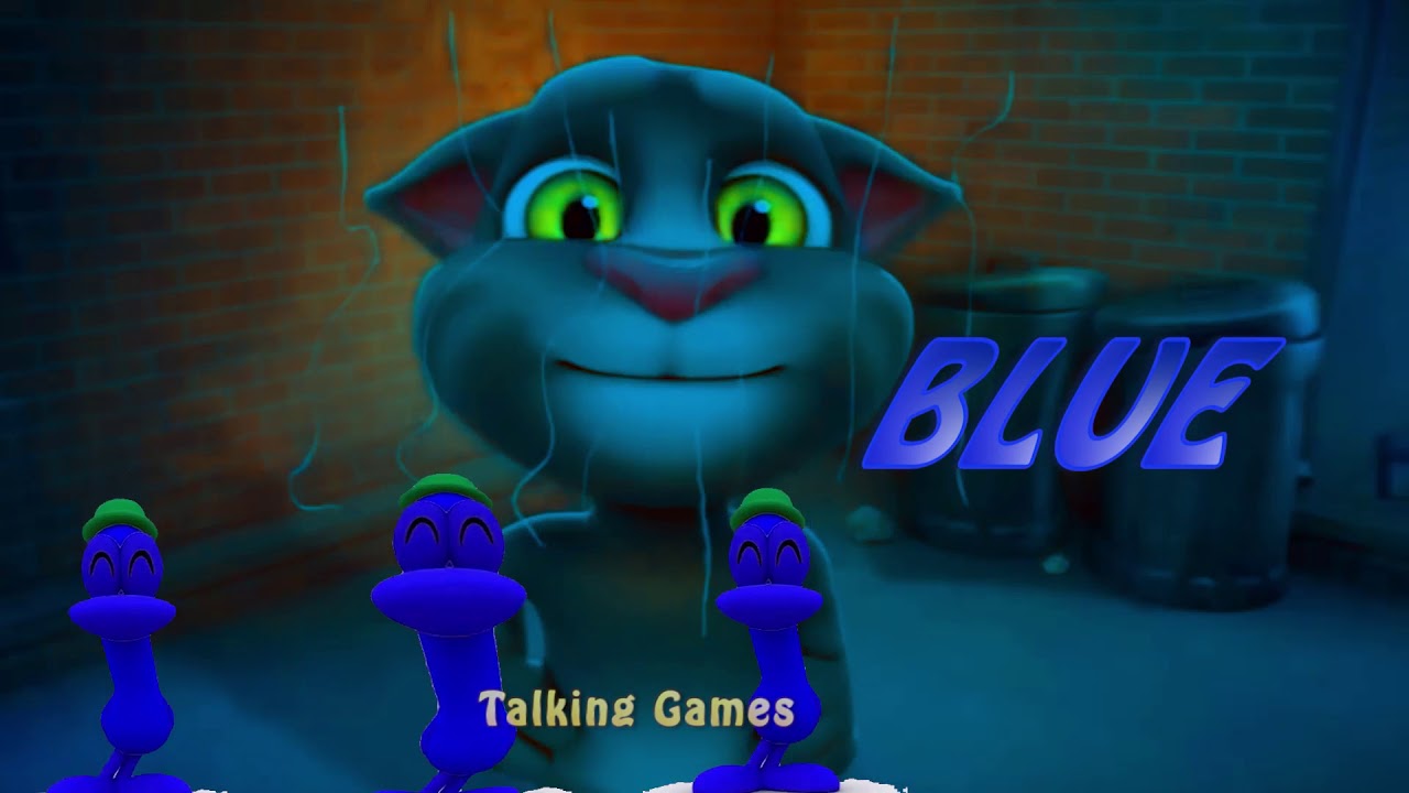 Talking Tom Cat Cartoon Game from Show Learn Colors with Talking Pato ...