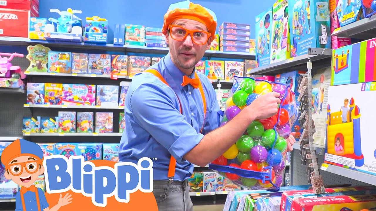 Learn Colors at a Toy Store | Blippi - Kids Playground | Educational ...