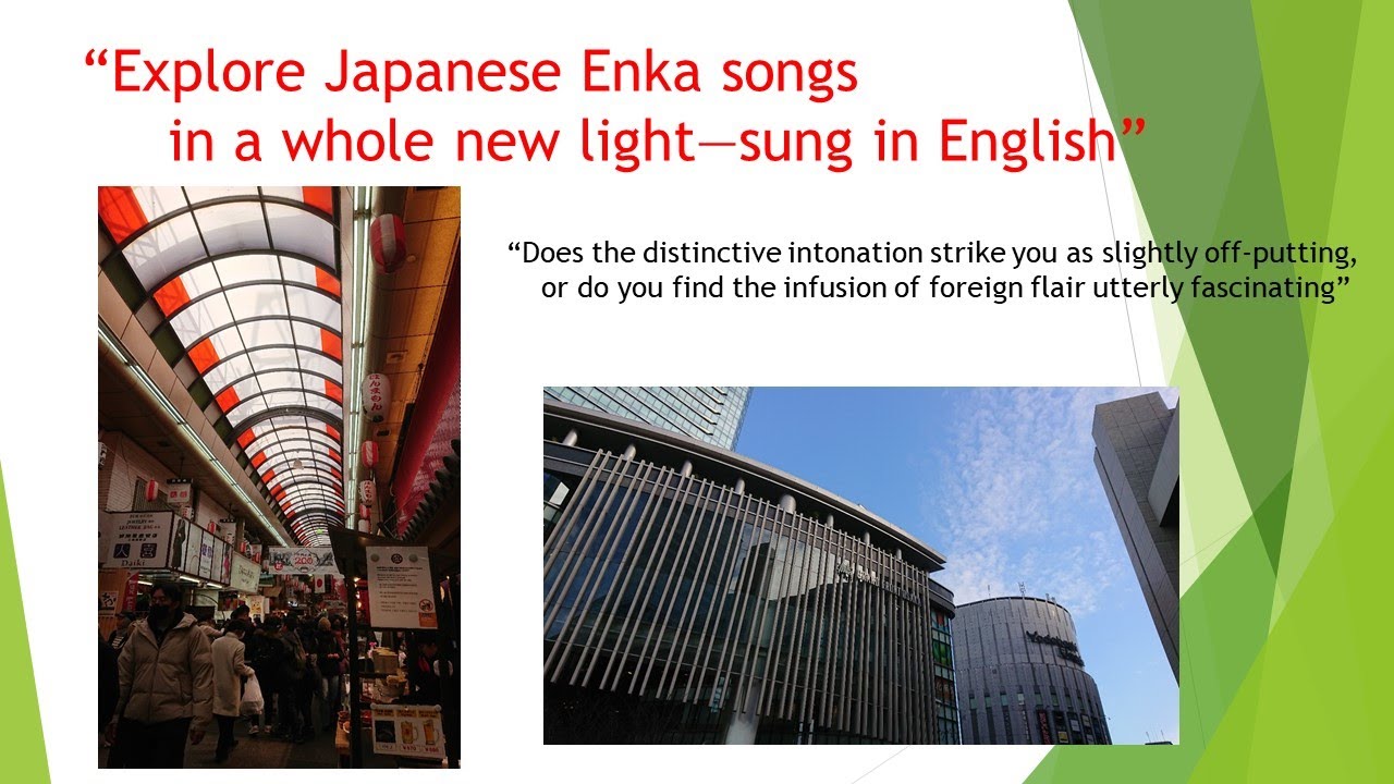 Let's sing a Japanese Enka song in English. - YouTube