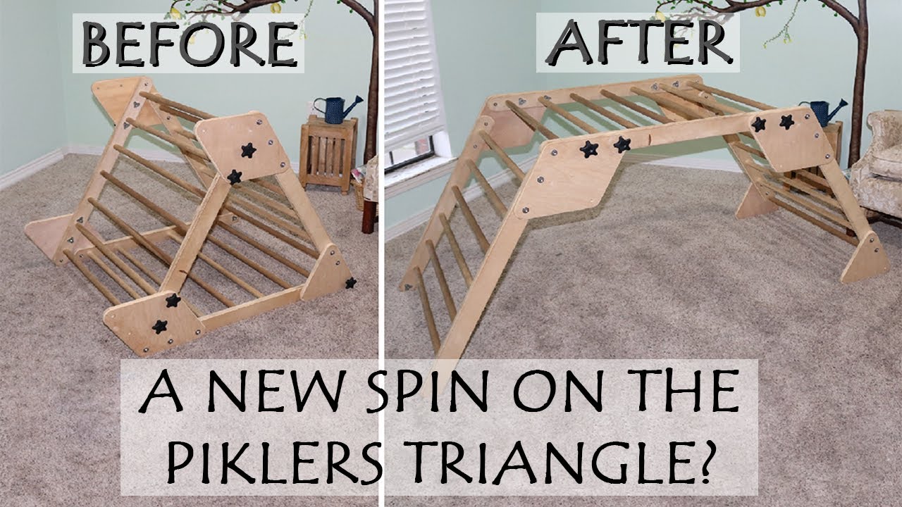 Making a Pikler's Triangle for Our Little Girls Birthday! - YouTube