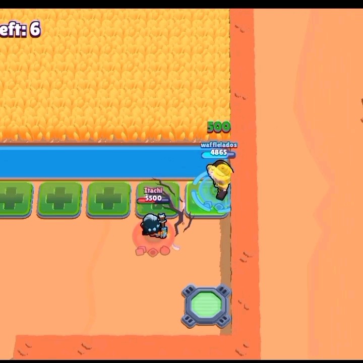 Defeated a Tank brawler (Bibi) + hypercharge/ with a support brawler ...