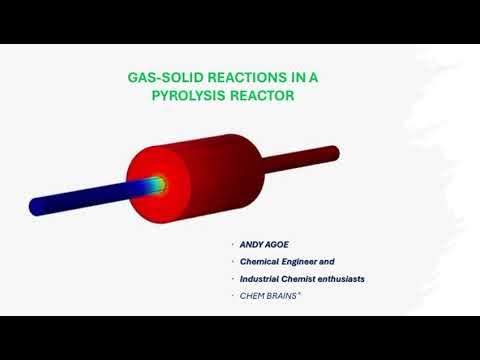 CFD Simulation using COMSOL Multiphysics to Study Gas-Solid Reaction in Pyrolysis Reactor - YouTube