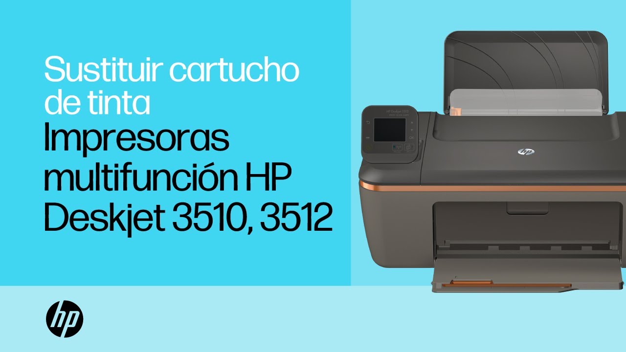 Reemplazo de cartucho de tinta | Impresora multifunción HP Deskjet 3510 ...