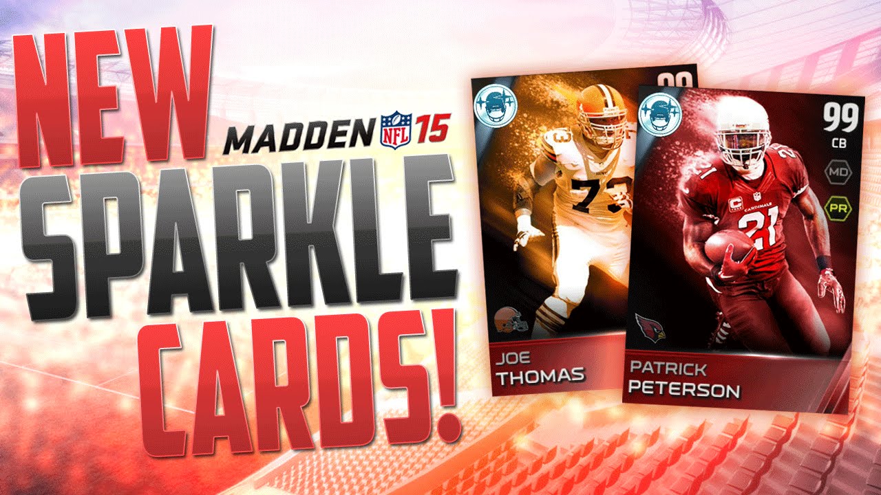 Madden 15 Ultimate Team - NEW SPARKLE PATRICK PETERSON & JOE THOMAS ...