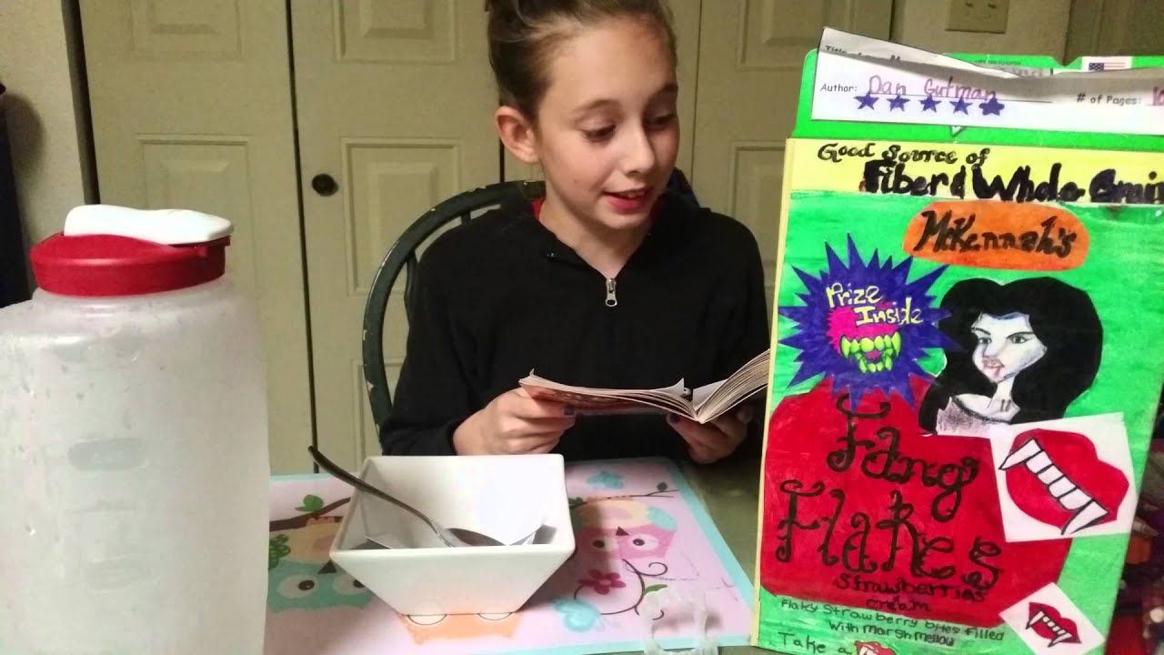 Cereal Box Book Report Comercial YouTube Cereal Box Book Report Comercial YouTube