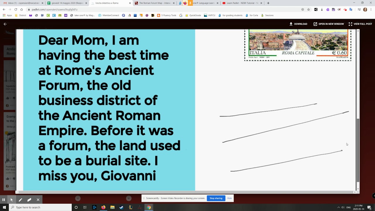 Field Trip to Rome on Padlet - YouTube