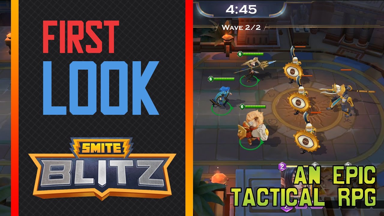 First Look - Smite Blitz | An Epic Tactical RPG | Android & iOS - YouTube