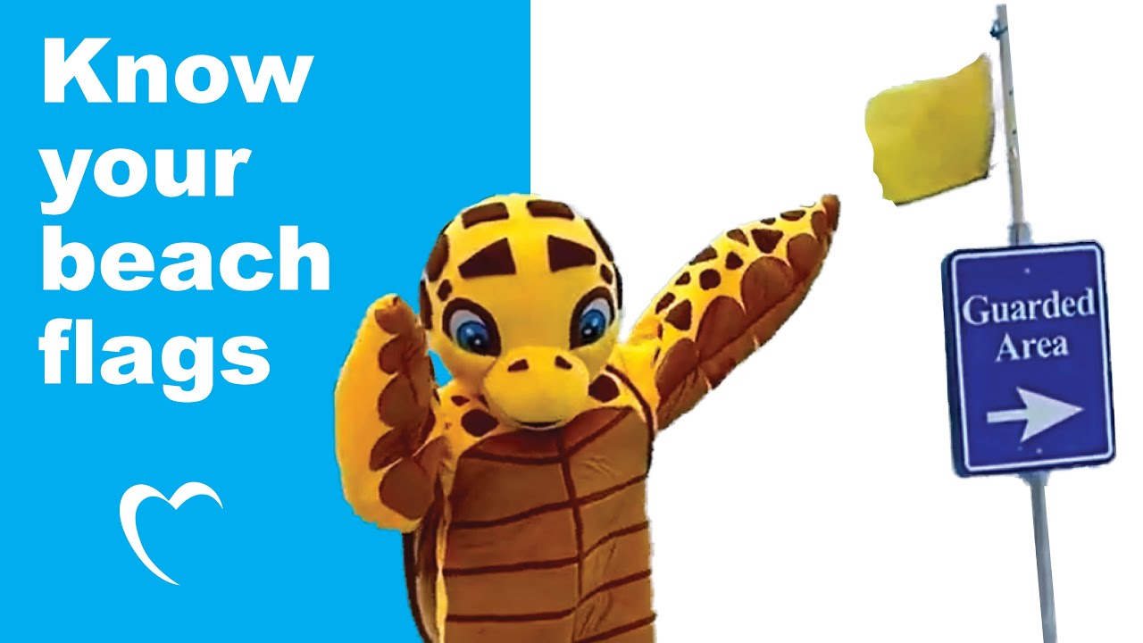 Know the colors of the beach flags- Water Safety Tip - YouTube