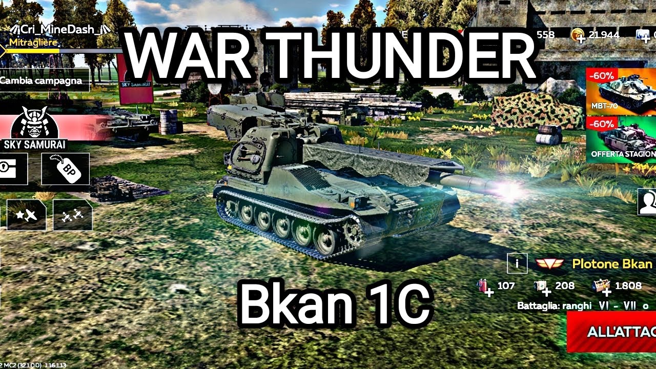 Plotone Bkan 1C - WAR THUNDER MOBILE - YouTube