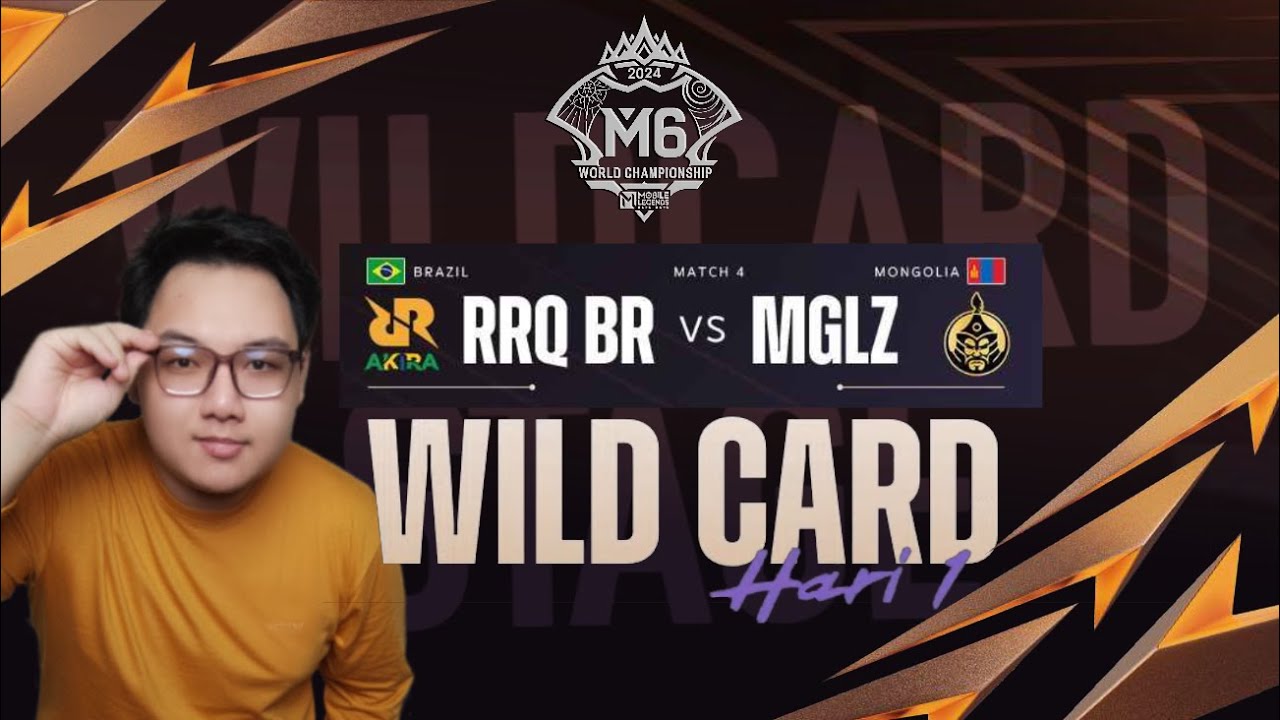 🔴 NOBAR WILD CARD M6 - RRQ BR (BRAZIL) vs MGLZ (MONGOLIA) | HARI KE-1 #MLBBIDCreator - YouTube